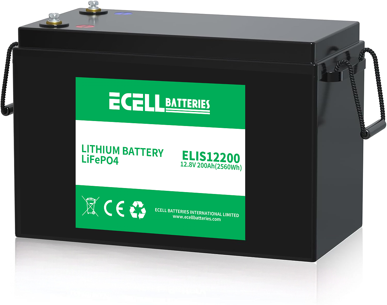 Bateria solar de lítio ECELL 12,8V 100Ah 1280Wh e 12,8V 200Ah 2560Wh ...