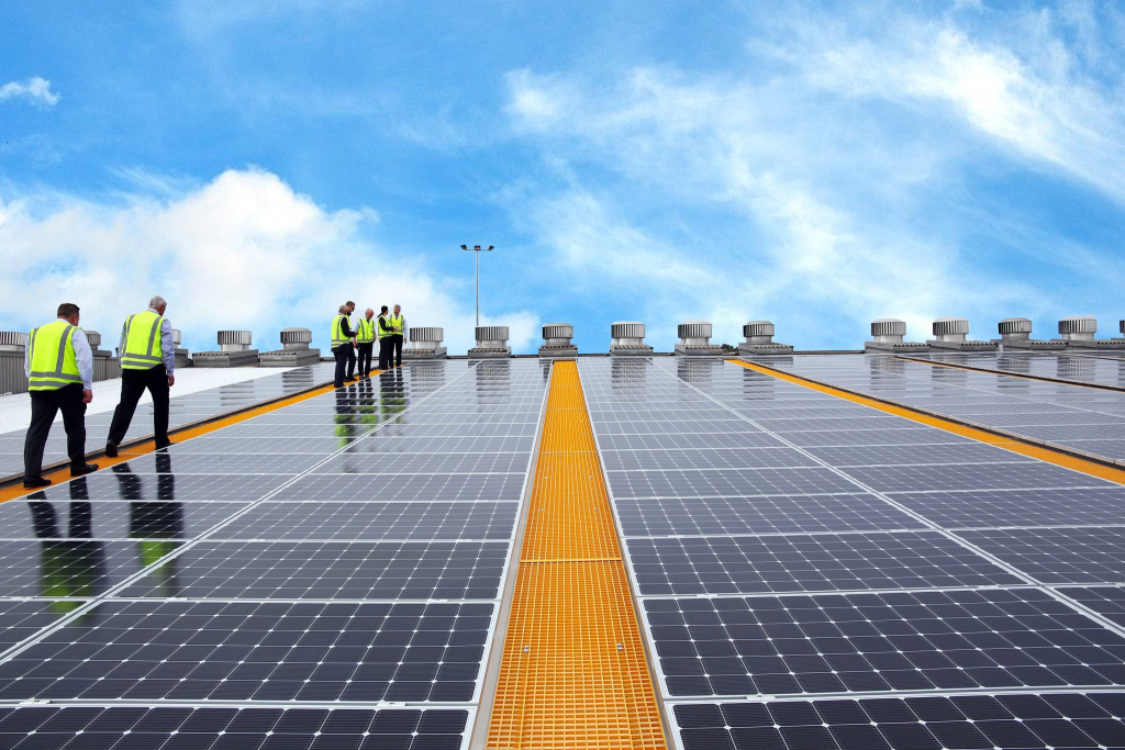 Solar Walkway FRP Moded Grating - TFcomposite