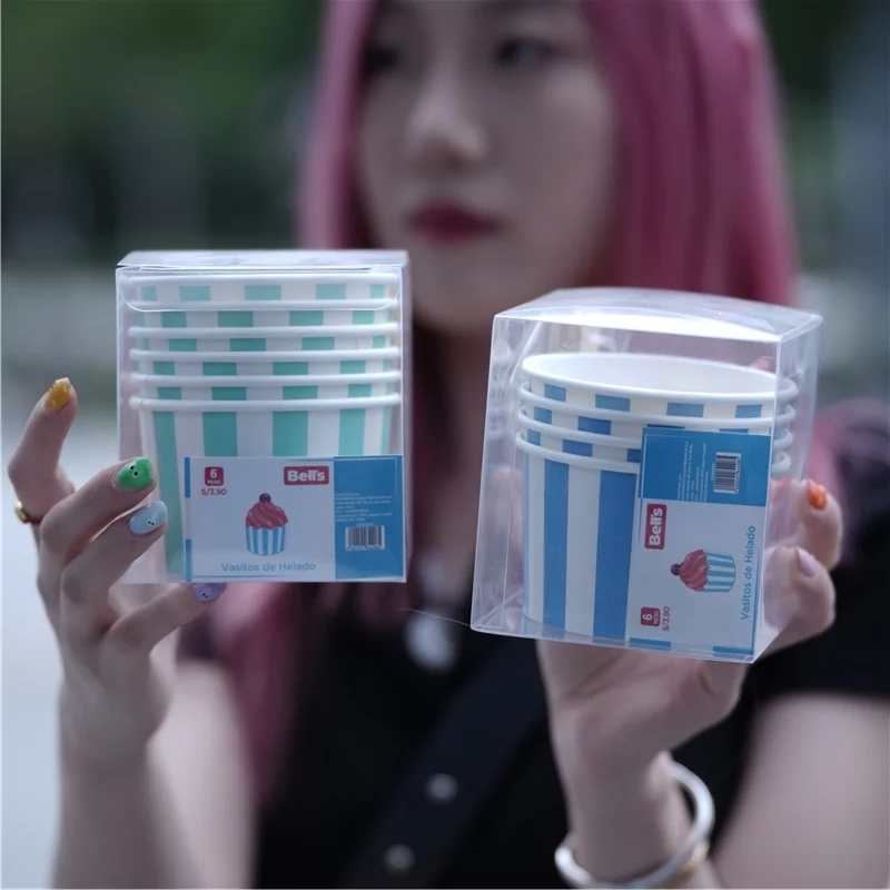 China Packaging Biodegradable Disposable Soft Serve Ice Cream Paper Cup China Packaging Biodegradable Disposable Soft Serve Ice Cream Paper Cup